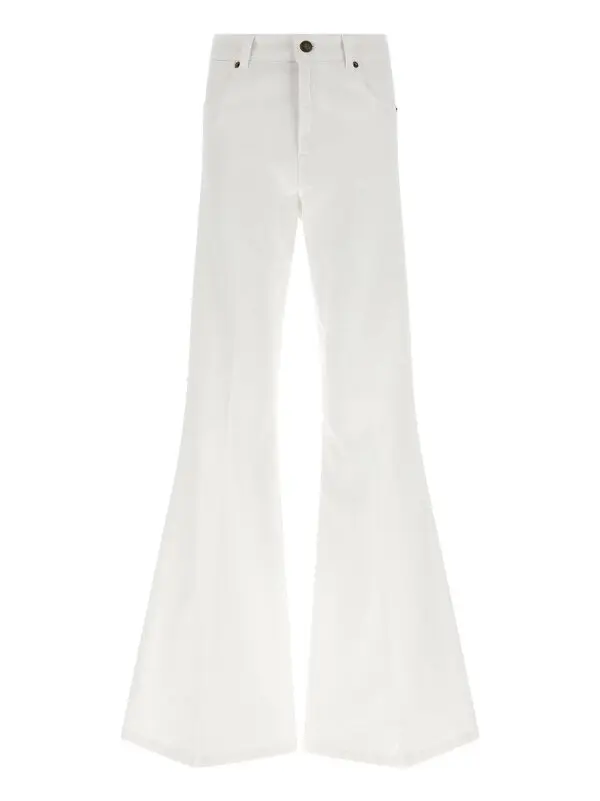 Twin-set Flared Leg Jeans - White