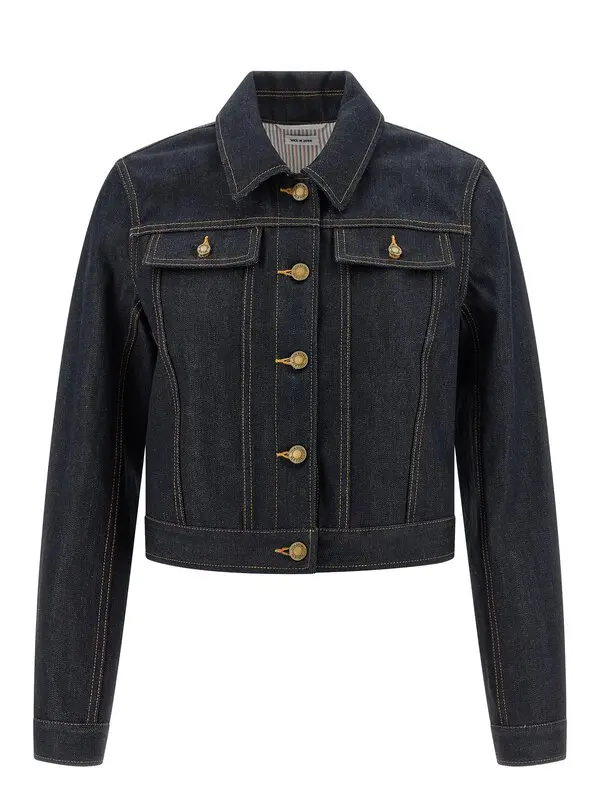 Thom Browne Japanese Selvedge Denim Jacket - Blue