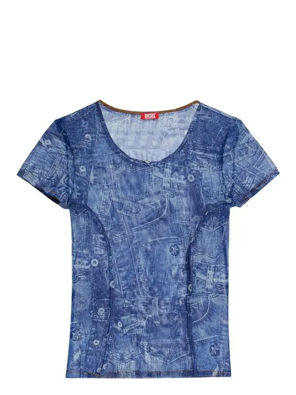 DIESEL® Printed T-shirt - Blue