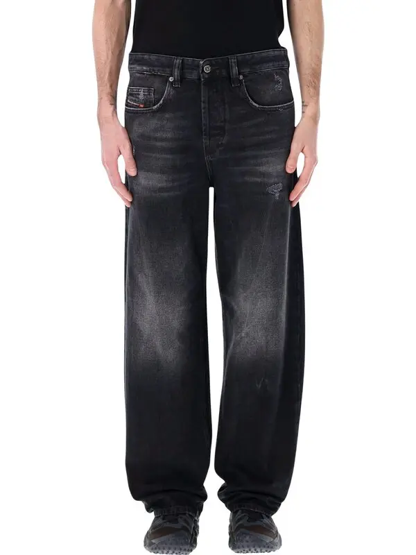 Diesel Distressed Jeans - Black Wash