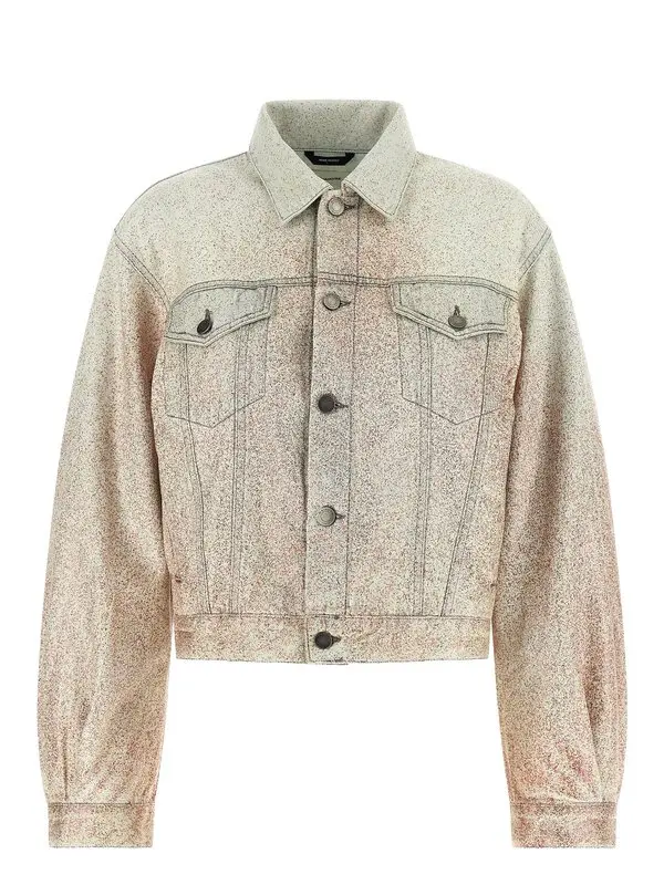 HAIKURE Simon' Cotton Denim Jacket - Gray