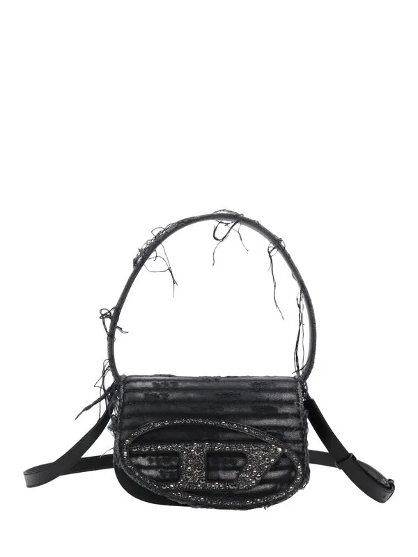 DIESEL Quilted Shoulder Bag - Black