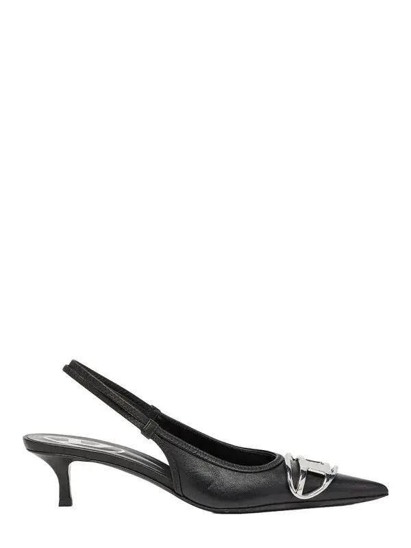 DIESEL® Venus Leather Pumps - Black