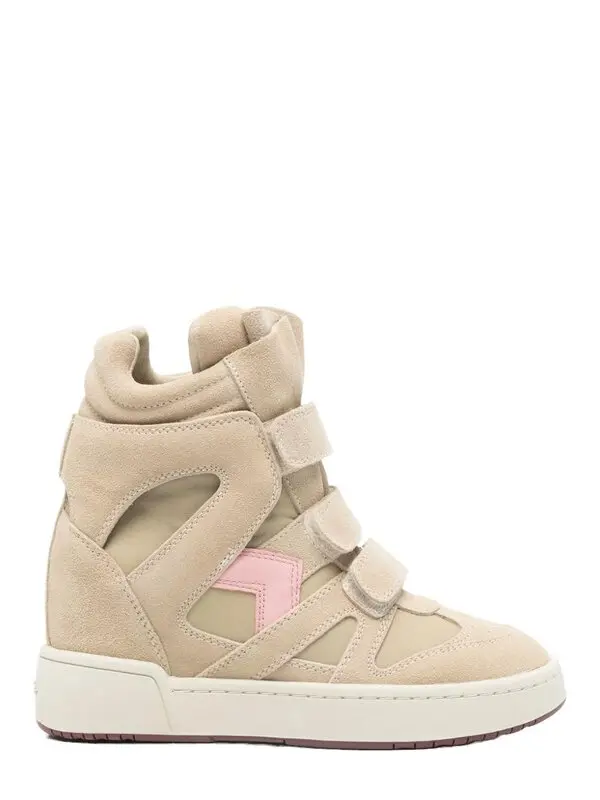 Isabel Marant Im3 Leather Sneakers - Beige