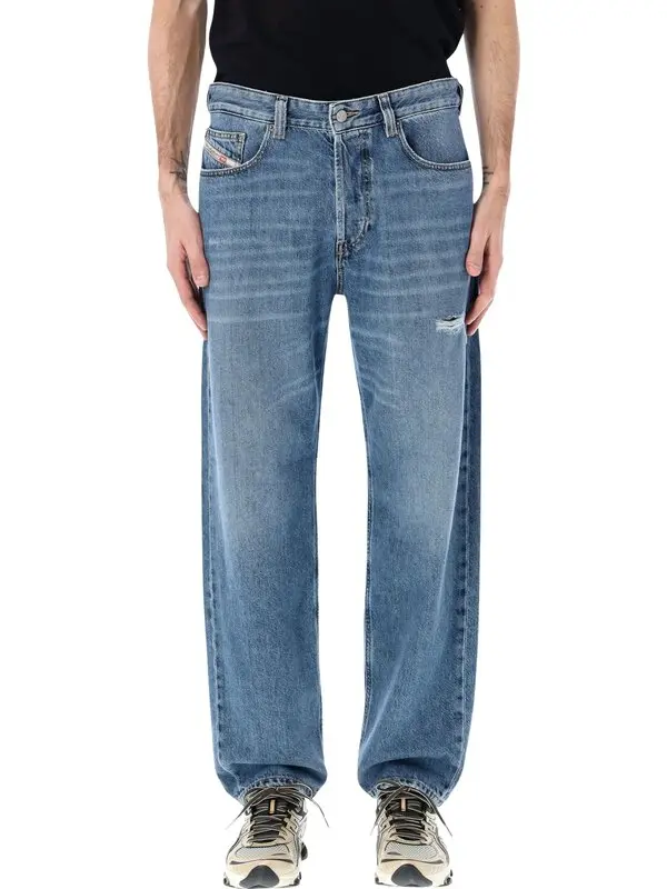 Diesel Regular Fit Jeans - Med Blue
