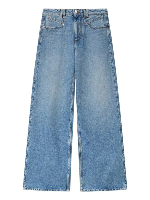 Isabel Marant Wide Leg Pants - Denim