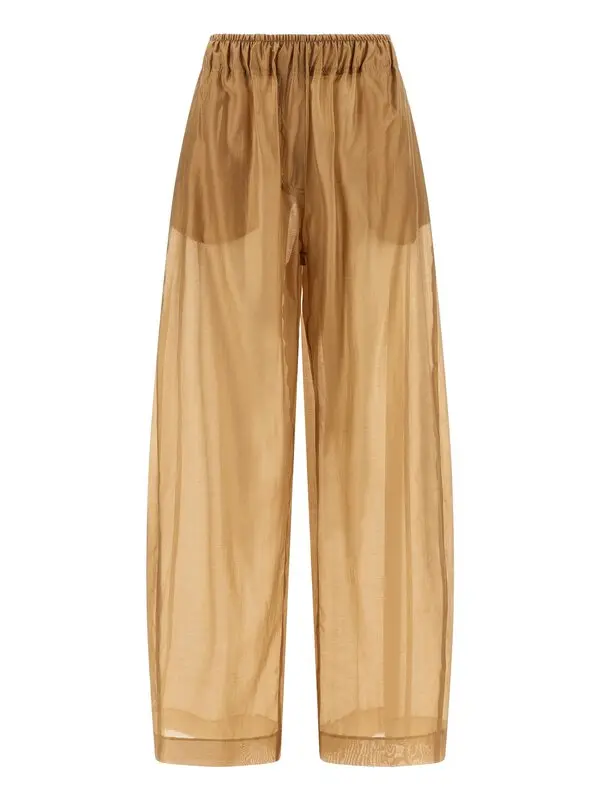 THELATEST Dora Light Muslin Pants - Beige