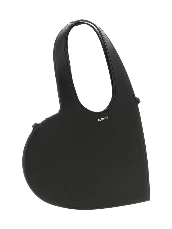 Coperni Mini Heart Handbag - Black