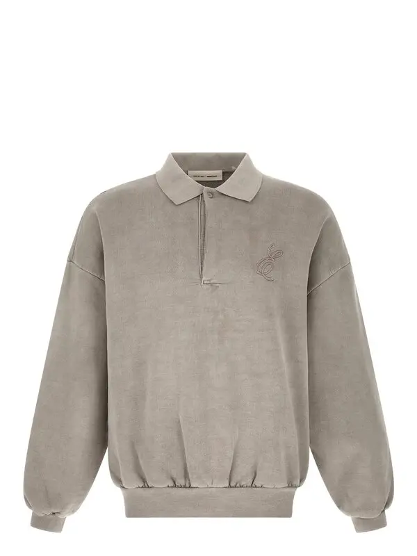 Fear Of God Classic Fleece' Polo Shirt - Gray
