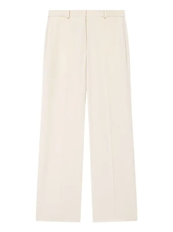 Isabel Marant Noanda Silk-blend Trousers - Beige