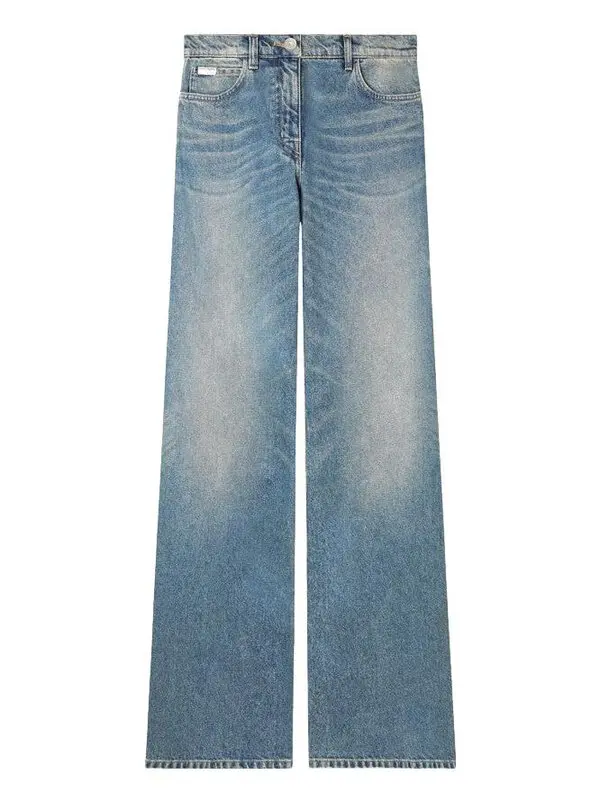 COURREGES Wide Leg Jeans - Vintage Medium Blue