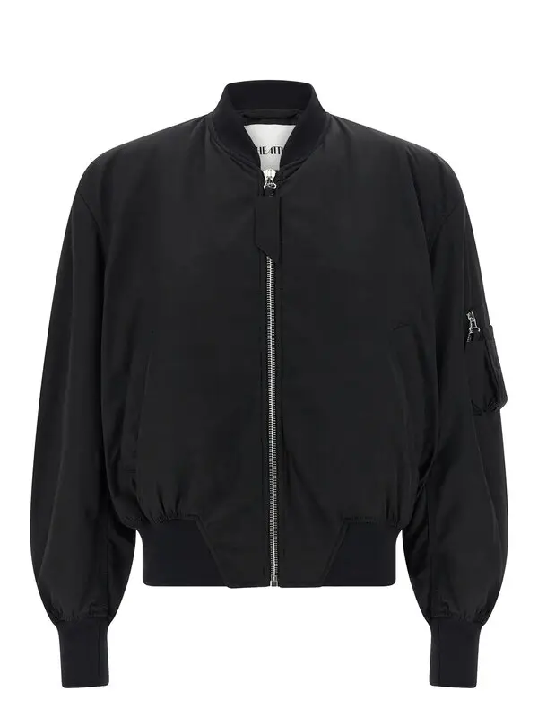 Attico Anja Bomber Jacket - Black
