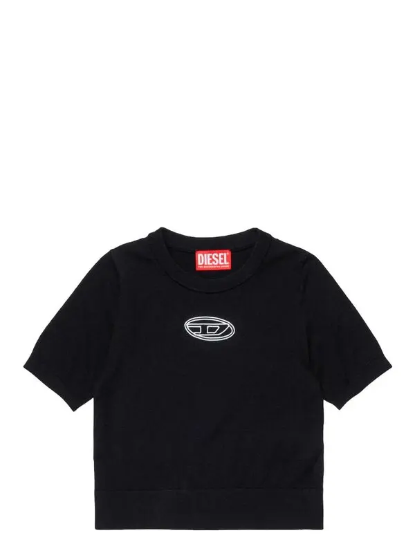 DIESEL® T-shirt With Logo - Black