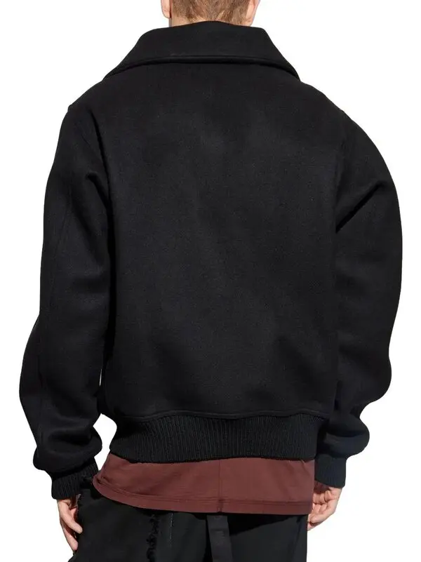 Rick Owens Blixa Dracucollar Jacket - Black