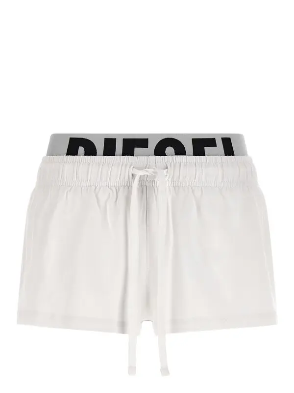 DIESEL Miranda-d-pop Terry Baby Shorts - White