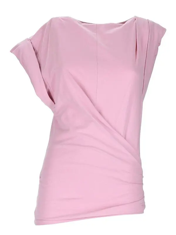 Isabel Marant Fitted Cotton T-shirt - Pink