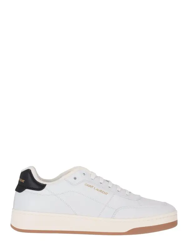 Saint Laurent Sl61 Greenwich Sneakers - Blanc Optique/nero