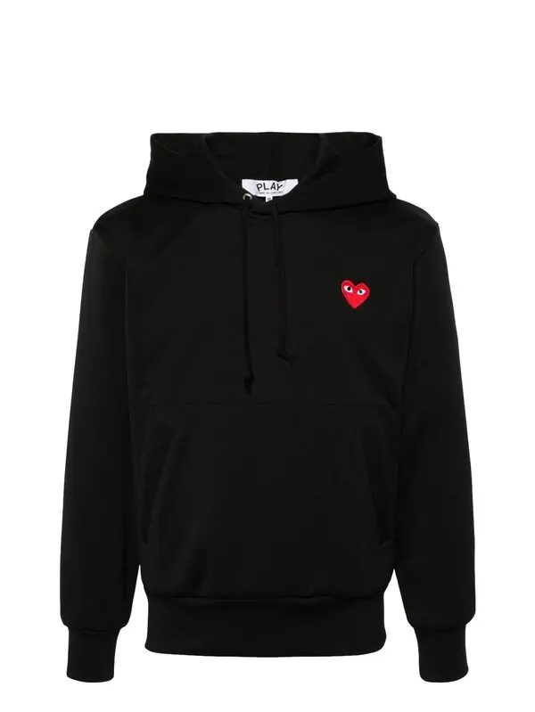 Comme Des Garçons Cotton Hoodie - Black