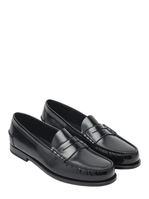 Church's Classic Leather Loafer - Black