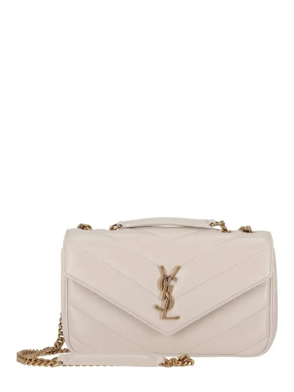 Saint Laurent Bo S Loulou 7 Daytona Lamb - Crema Soft