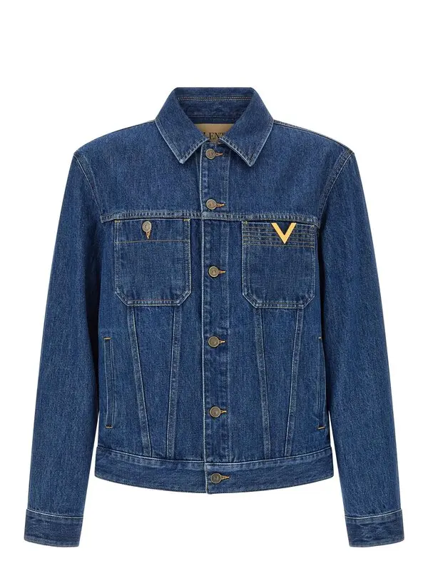 Valentino Garavani Denim Jacket - Blue