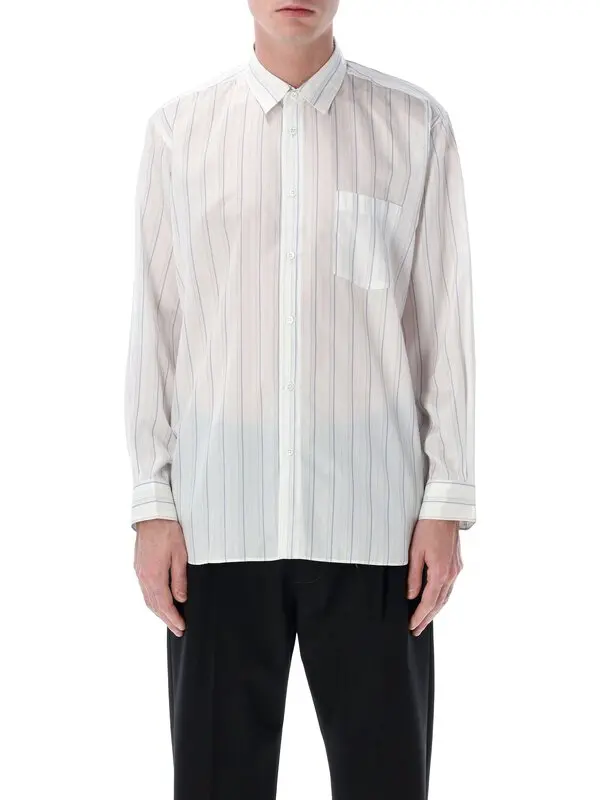 Comme Des Garçons T Shirts And Polos - White Stripes