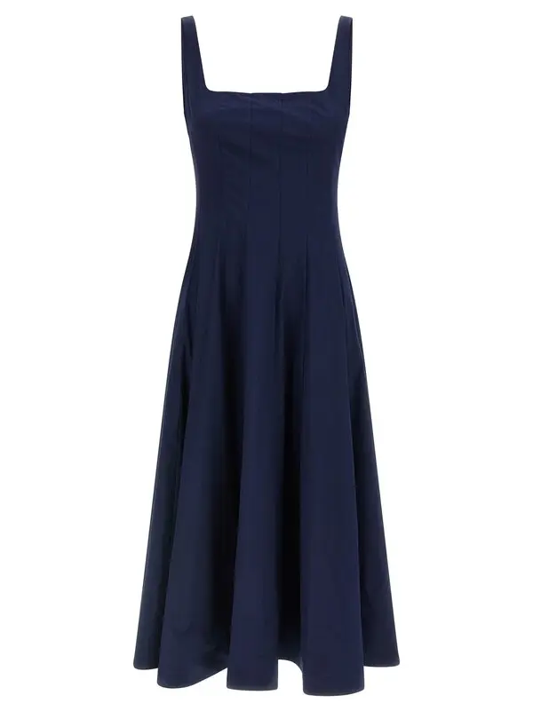 Staud Wells Midi Dress - Blue