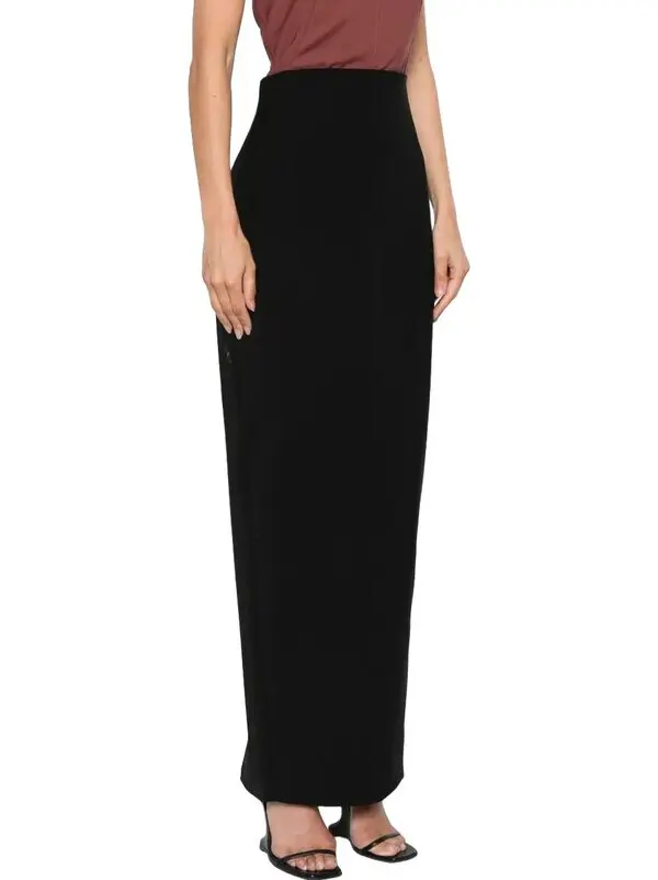 Rick Owens Dirt Pillar Maxi Skirt - Black