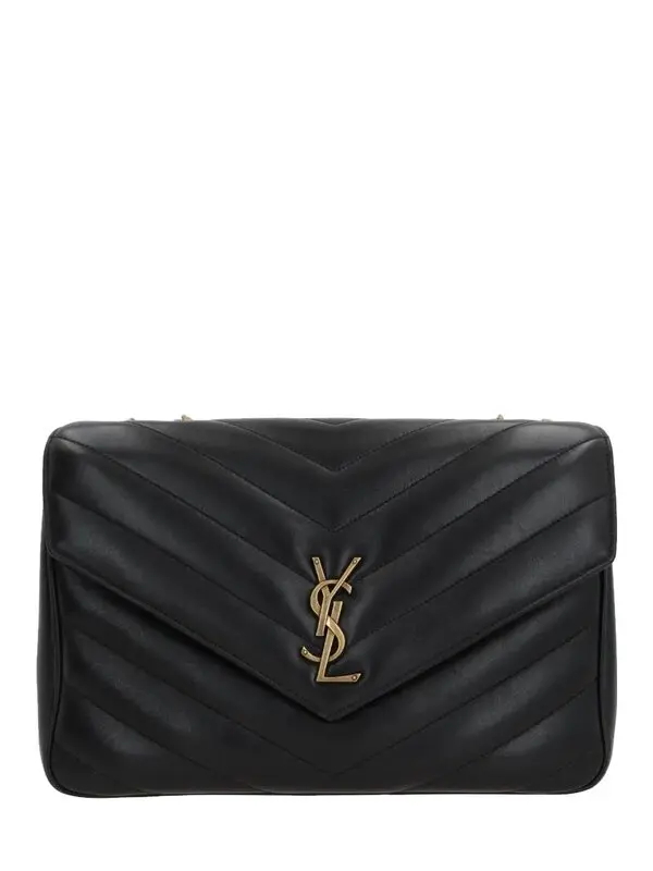 Saint Laurent Loulou Shoulder Bag - Noir