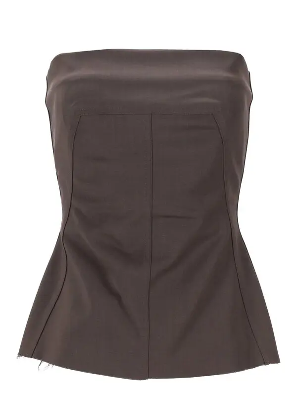 Rick Owens Bustier Top - Darkdust