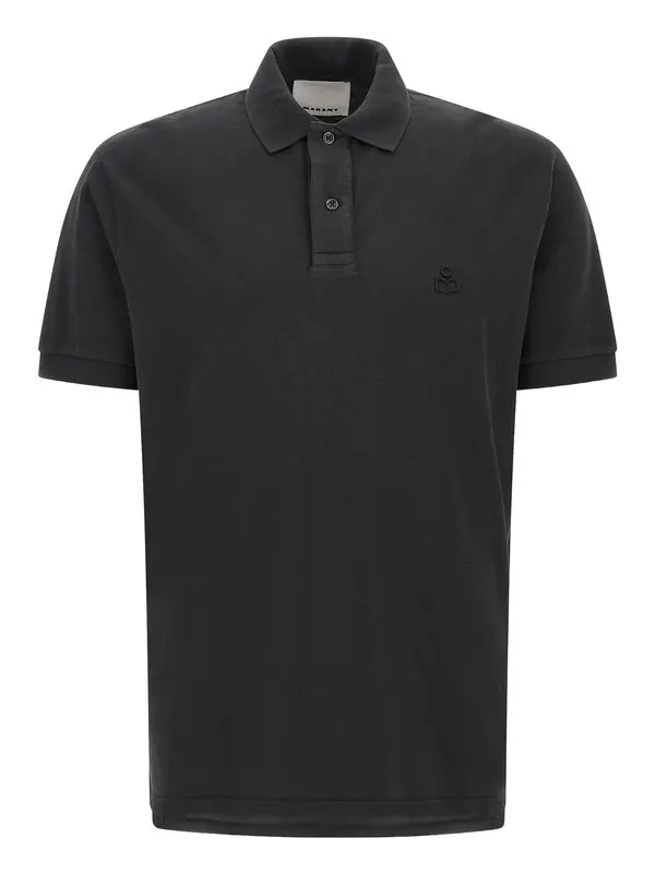 MARANT Afko' Polo Shirt - Black