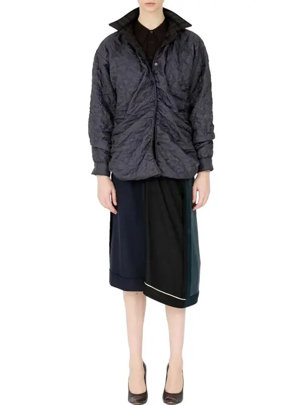 MAISON MARGIELA Long Sleeved Shirt - Anthracite/brown Check