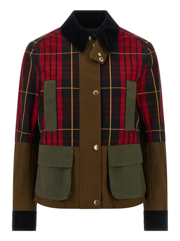 Alexander McQueen Patchwork Cotton Jacket - Multicolor