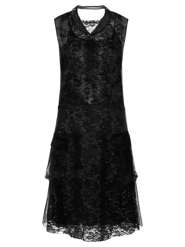 MAISON MARGIELA Midi Dress - Black