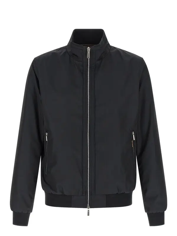 MOORER Manetti-wk' Bomber Jacket - Blue