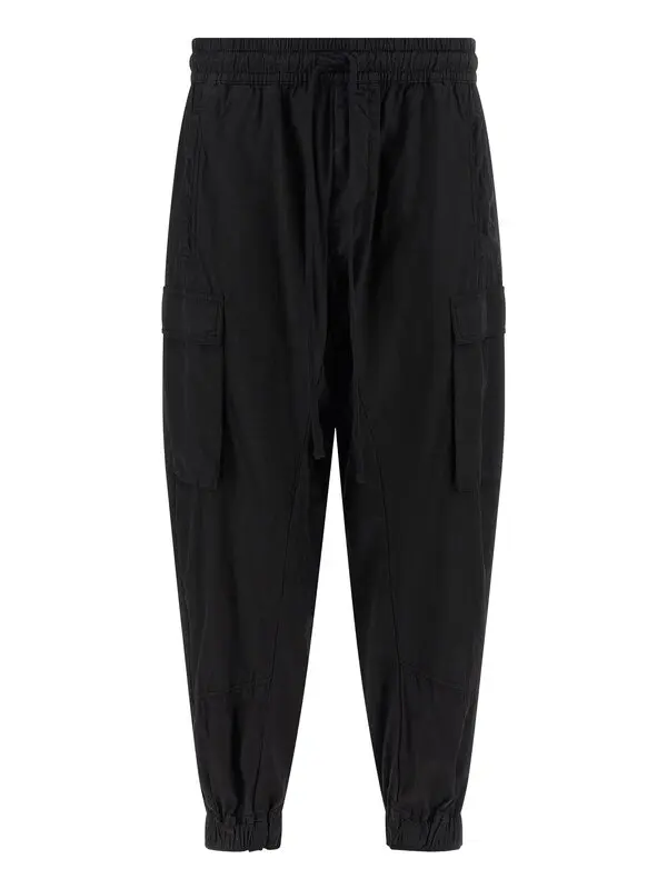 THOM KROM Wrinkled-effect Cargo Pants - Black