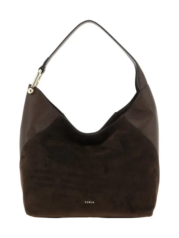 Furla Lara Medium Shoulder Bag - Brown