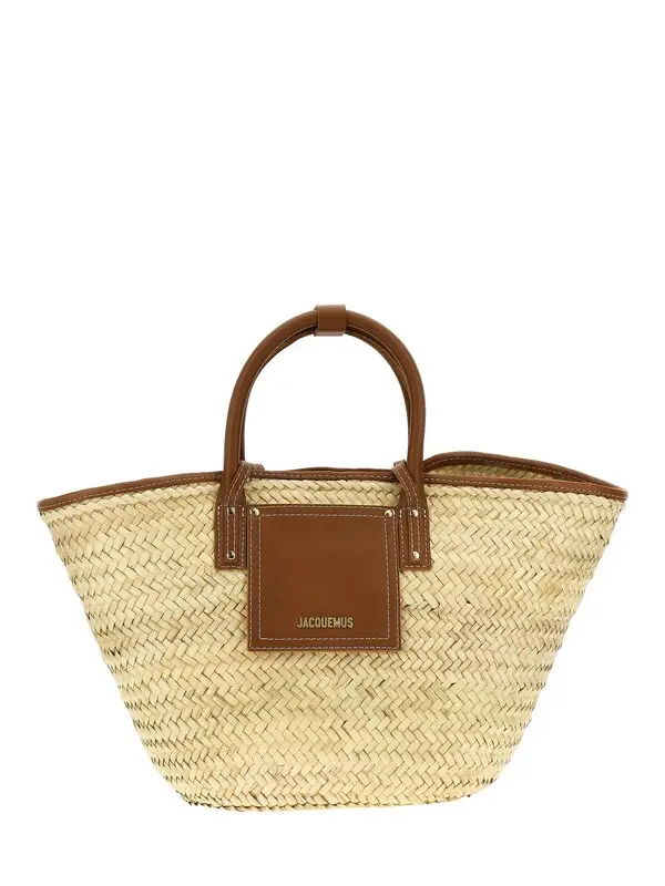 Jacquemus Le Panier Soli' Shopper Bag - Brown