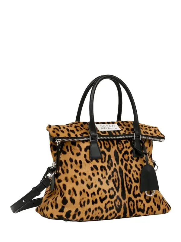 MAISON MARGIELA Shoulder Bag - Leopard/black