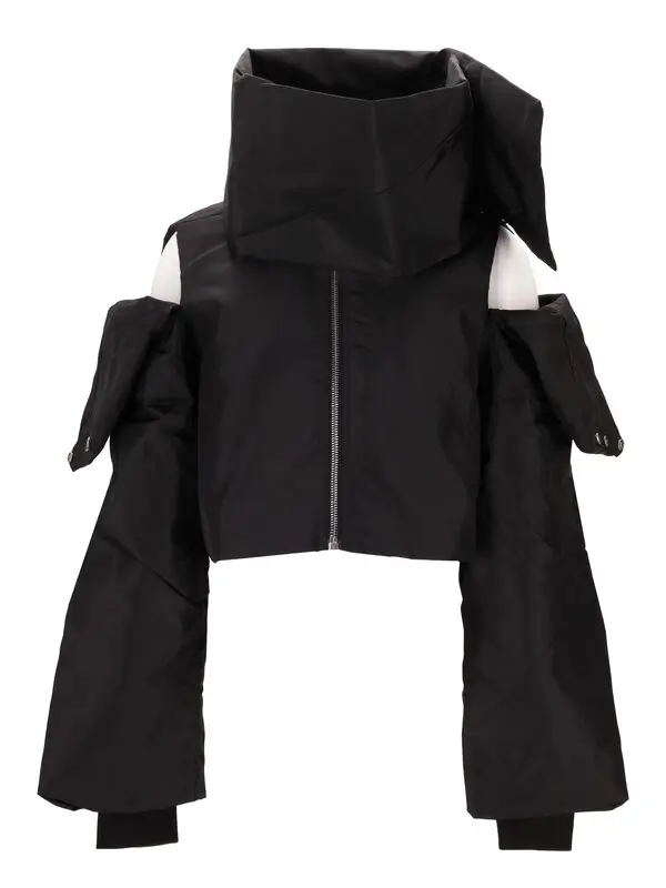 Rick Owens Convertible Jacket - Black