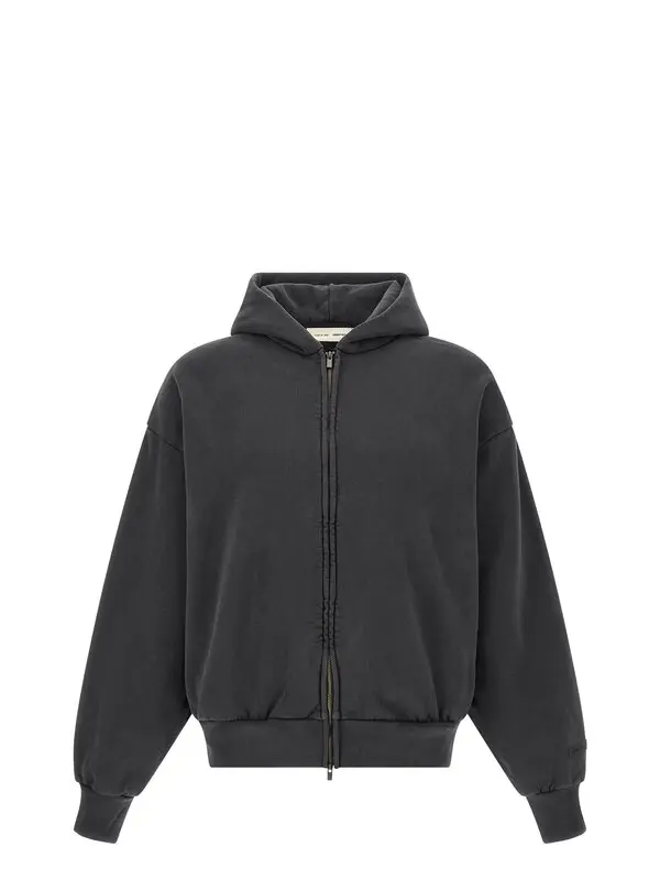 Fear Of God Classic Fleece Full Zip Hoodie - Black