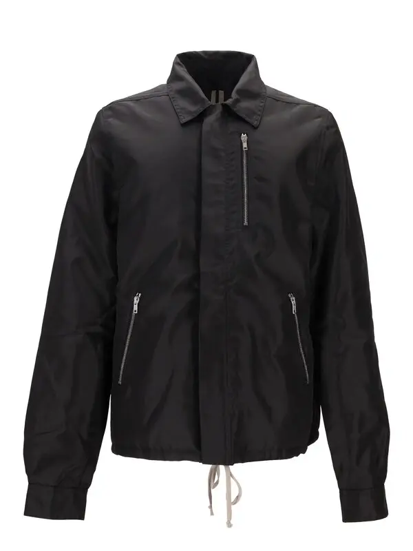 Rick Owens Concealed Zip-front Jacket - Black
