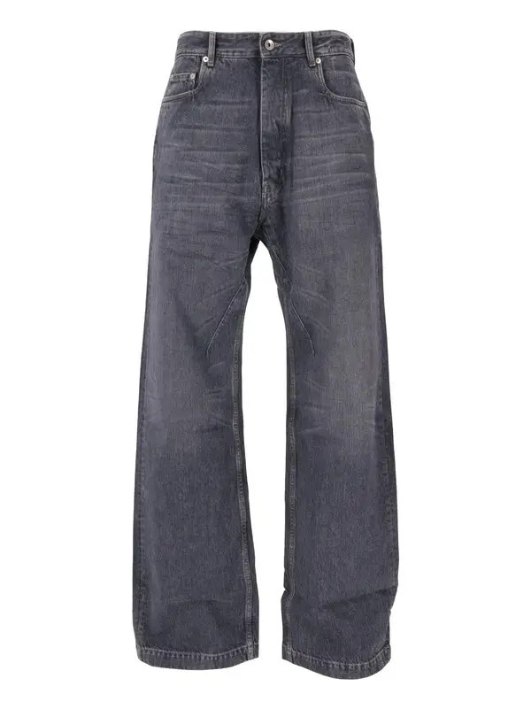 Rick Owens Geth Jeans - Washed Grey