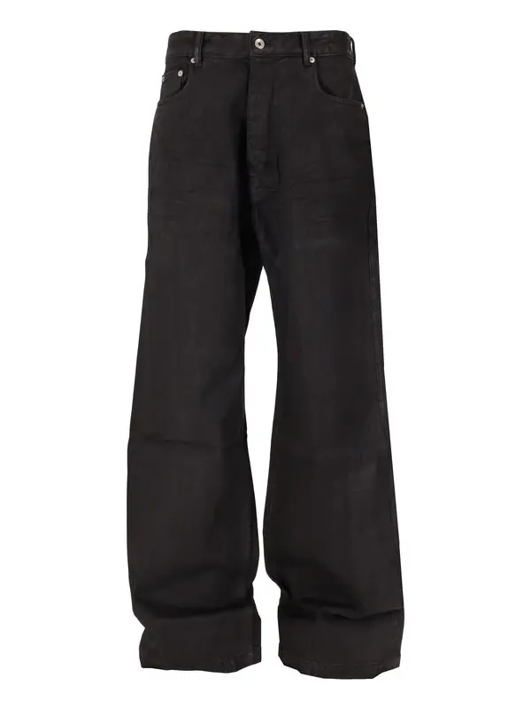 Rick Owens Geth Jeans - Black Wax