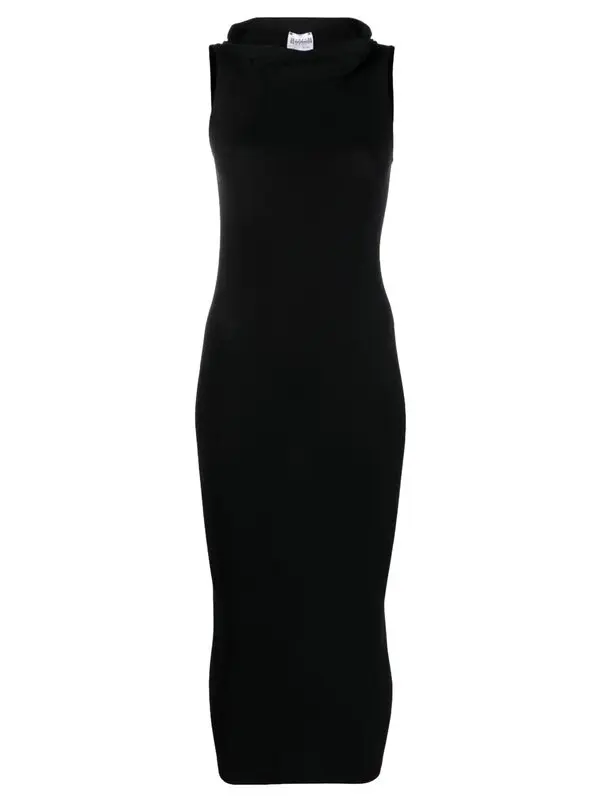 Wolford Fatal Cut Out Midi Dress - Black