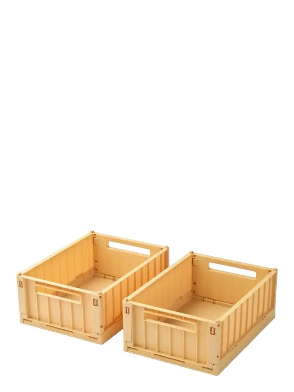 LIEWOOD Set Of Two Weston Foldable Containers - Yellow