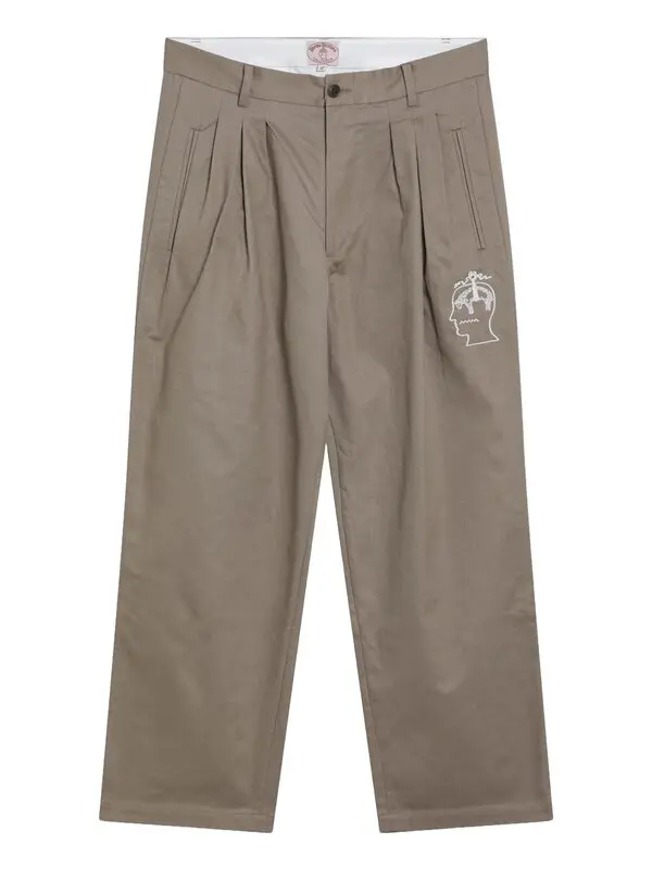 BRAIN DEAD Desert Trousers Brooks Brothers X - Beige