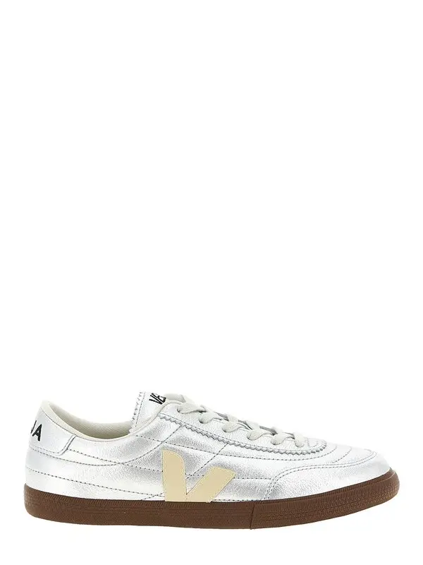 VEJA Panenka O.t. Leather Sneakers - Silver