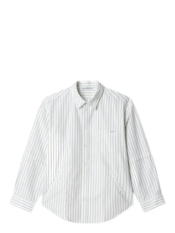 Acne Studios Double Sleeve Button Up Shirt Off - White