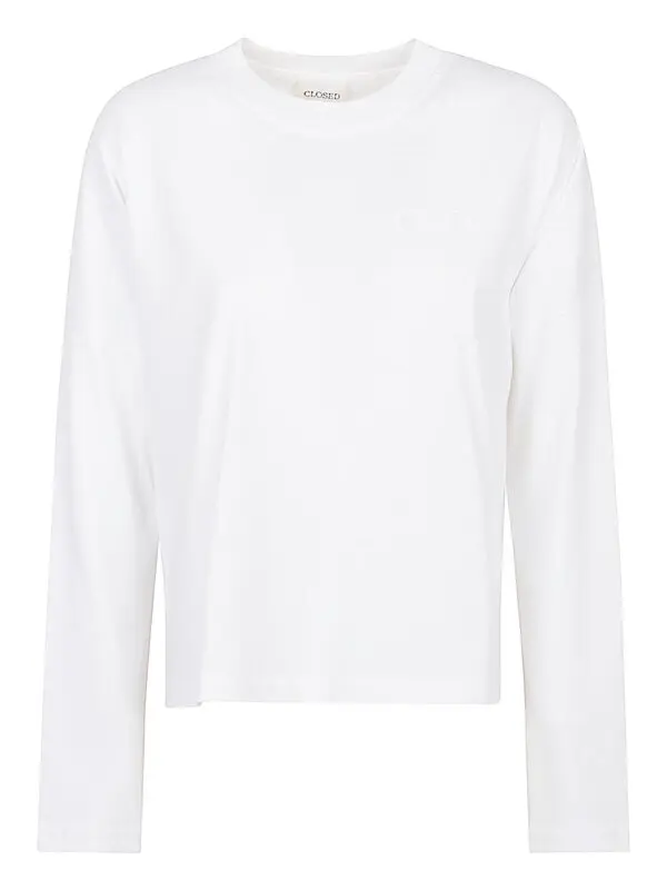 Closed Organic Cotton Crewneck Sweater - White